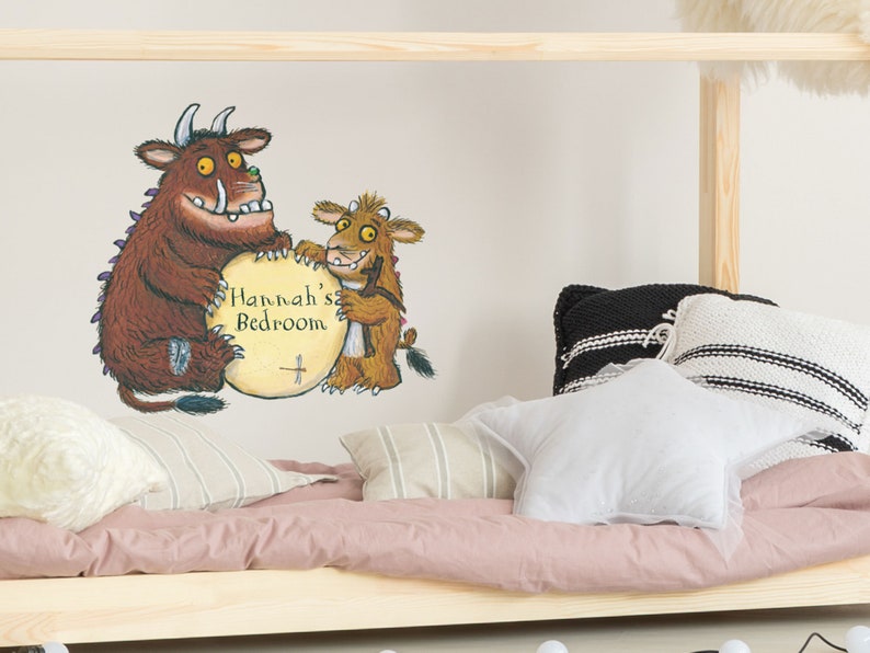 Personalised Gruffalo’s Child Wall Sticker – Custom Name Decal, the ...