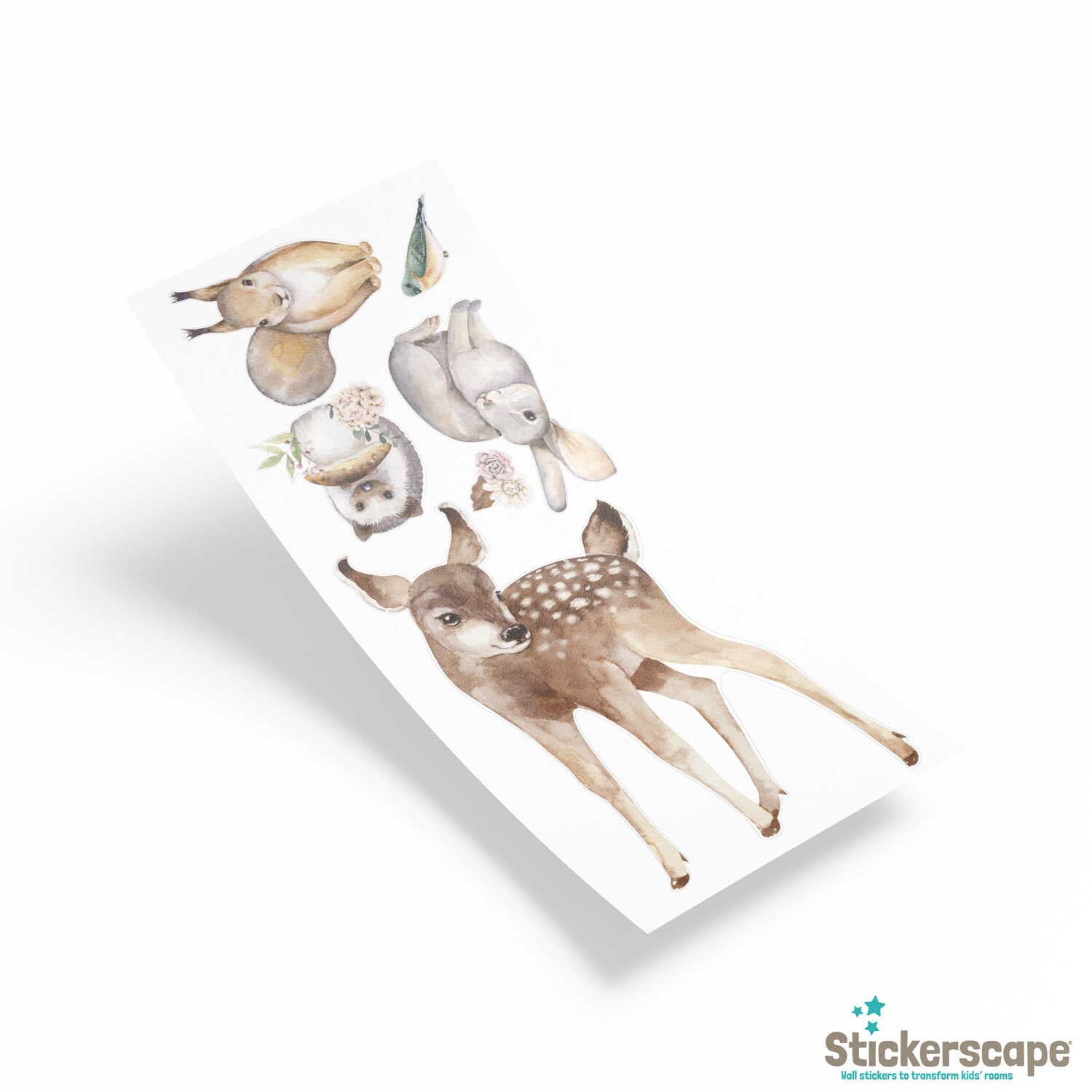 Woodland Animals Window Stickers Autumn Window Stickers - Etsy UK