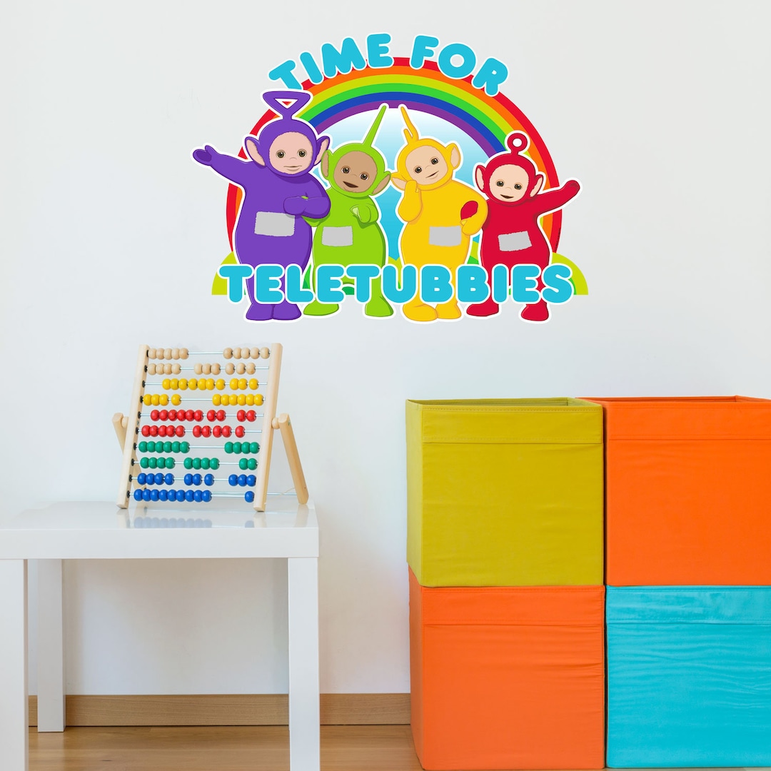 Time for Teletubbies Wall Sticker, Teletubbies Wall Decal - Etsy