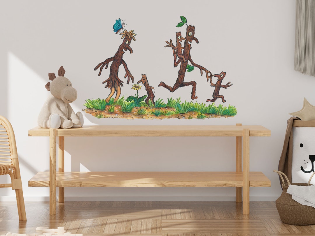 Stick Man and Family Wall Sticker, Stick Man Wall Sticker, Stick Man ...