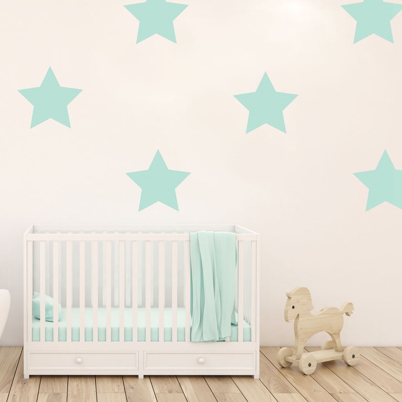 Giant star wall sticker Large star wall decal | Etsy