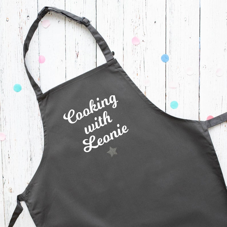 Personalised Cooking With Adult Apron Personalised Apron - Etsy UK