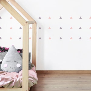 Triangle Wall Stickers - Triangle Wall Decal, Triangle Pattern Wall ...