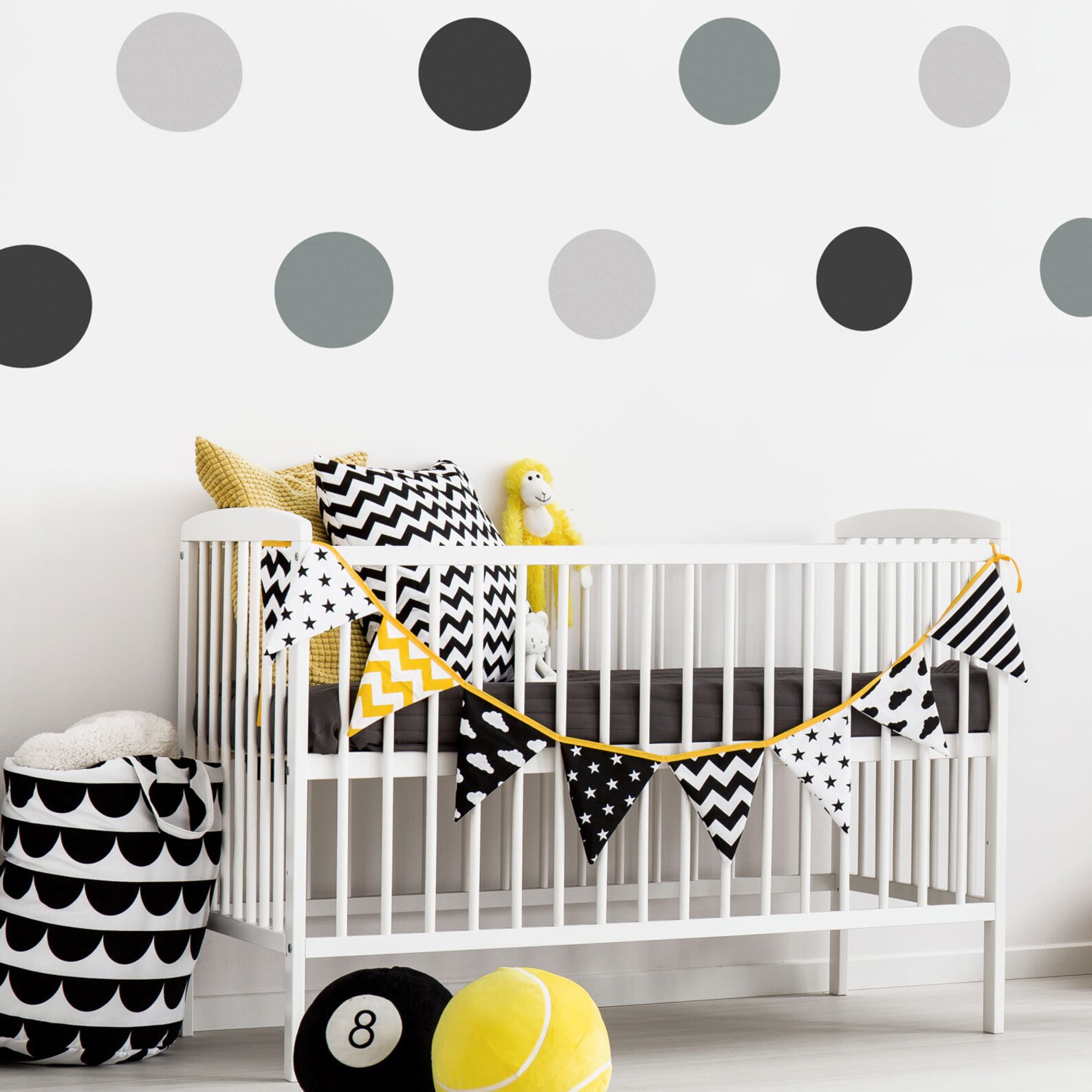 Circle Wall Stickers - Circle Wall Decal, Circle Pattern Wall Sticker ...