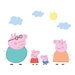 Peppa Pig & Family Window Sticker Pack, Peppa Pig Window Sticker - Etsy