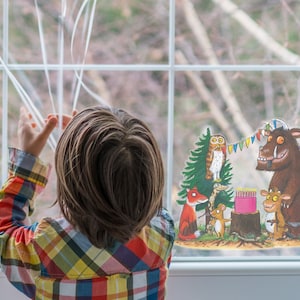 Gruffalo's Child Birthday Window Sticker, Gruffalo Party Window Sticker ...