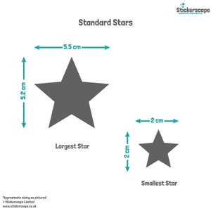 Star Wall Stickers, Star Wall Decals, Space Wall Stickers, Space Themed ...