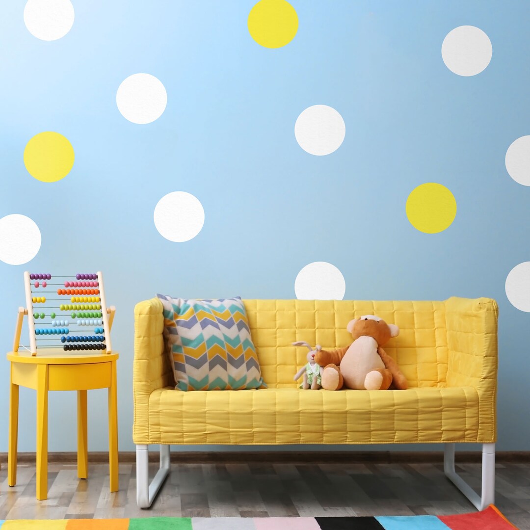 Circle Wall Stickers - Circle Wall Decal, Circle Pattern Wall Sticker ...