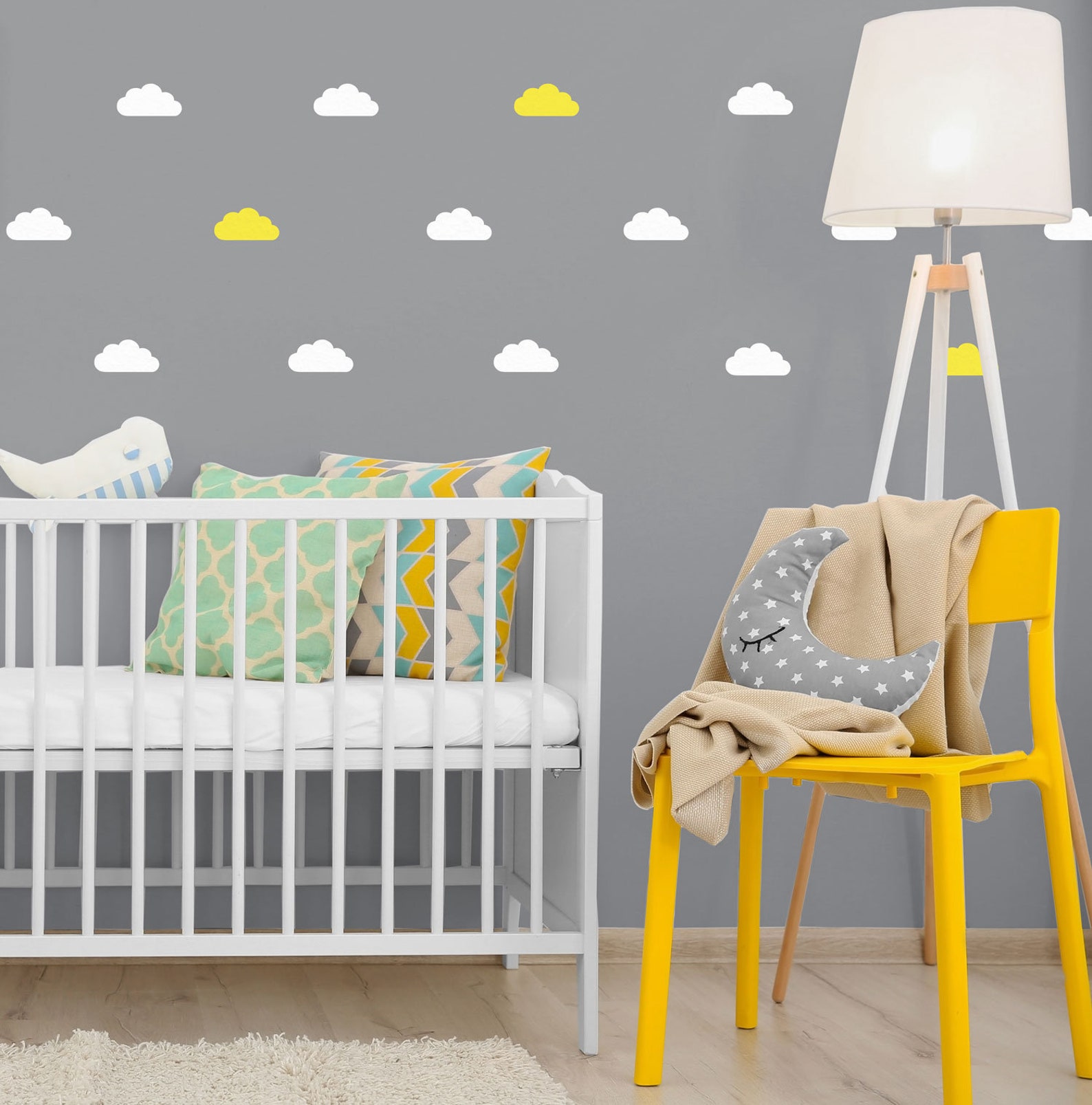 Cloud Wall Stickers Cloud Wall Decal Kids Room Decor Cloud | Etsy