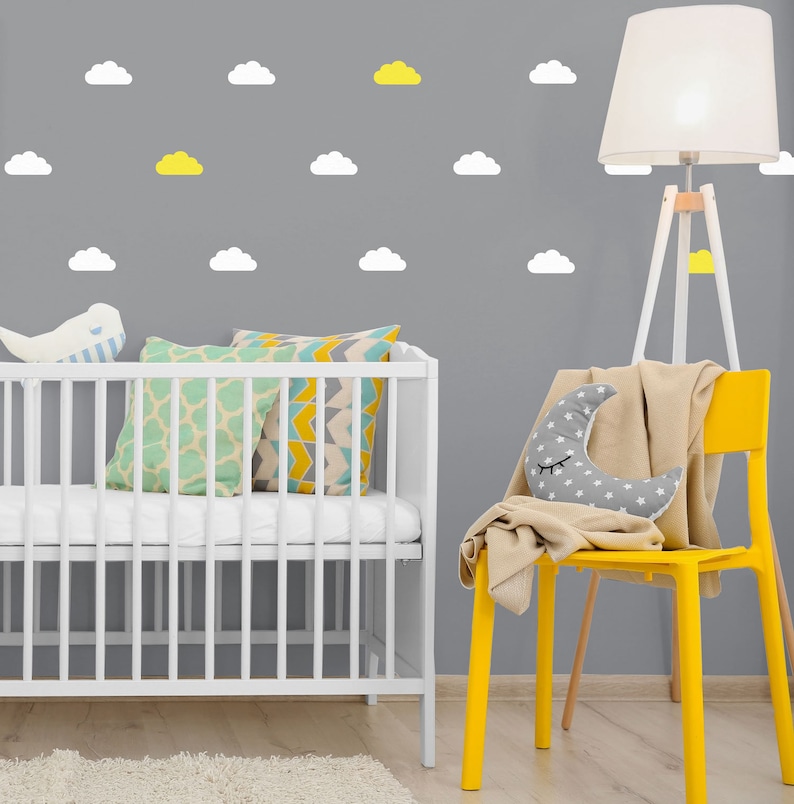 Cloud Wall Stickers Cloud Wall Decal Kids Room Decor Cloud | Etsy
