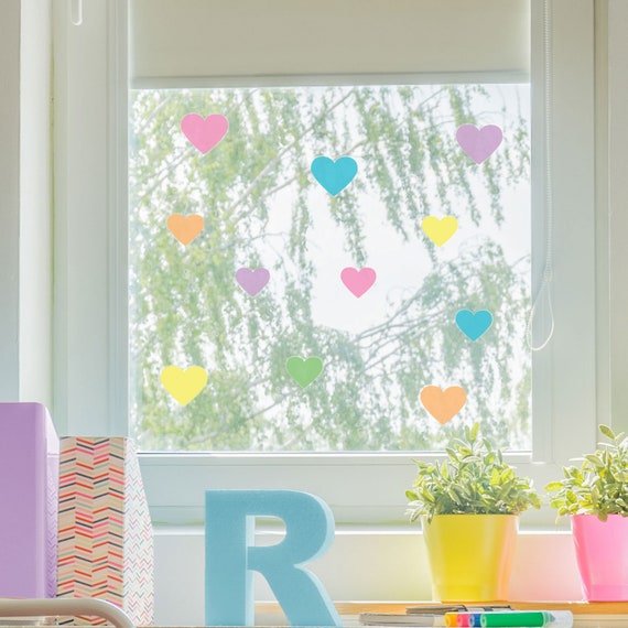 Heart Window Decals