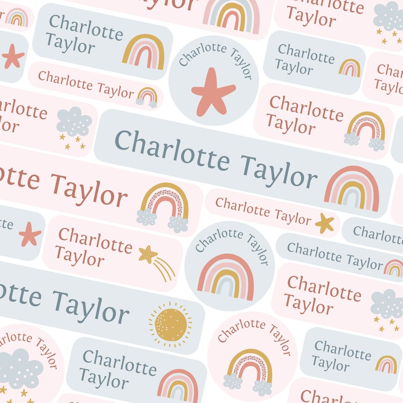 Clothing Sticker Name Tag - Etsy