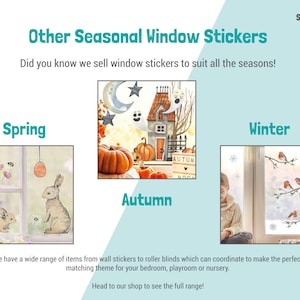 Spring Window Stickers – Daffodils and Duck Easter Window Stickers ...