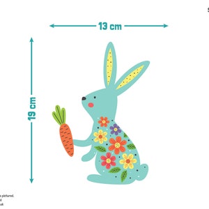 Bunnies and Rainbows Window Sticker, Spring Window Sticker, Easter ...