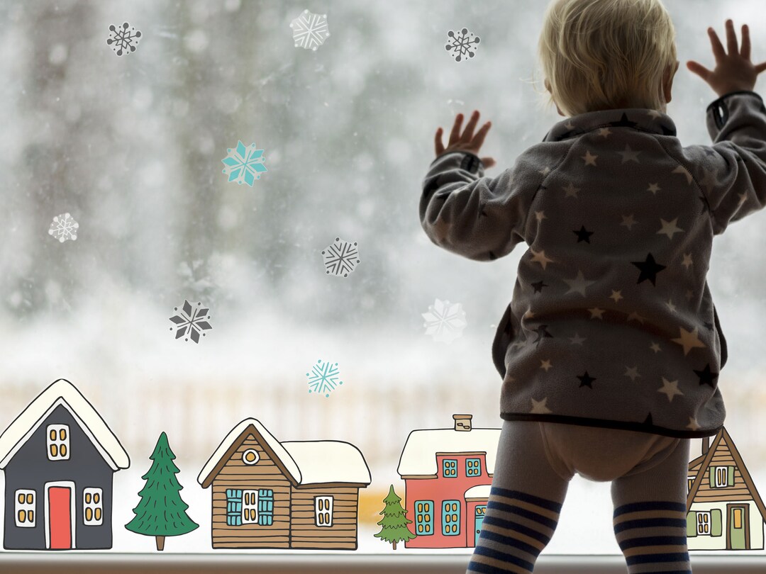 How to Use Snowflake Window Decals for Decorating your Home