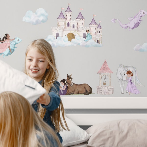 Princess Wall Decal - Etsy