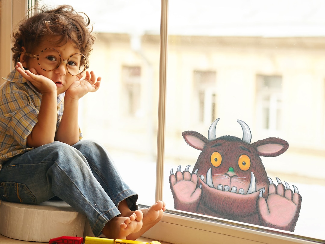 Gruffalo Window Sticker, Gruffalo Window Decal, Gruffalo Window Decor ...