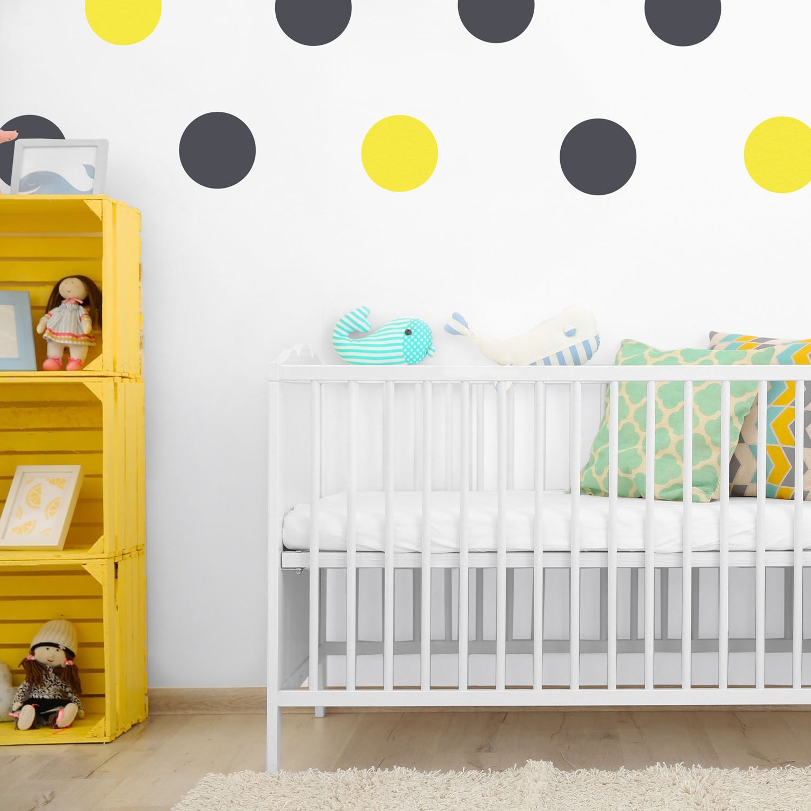 Circle Wall Stickers - Circle Wall Decal, Circle Pattern Wall Sticker ...