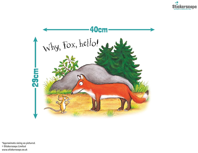 Why Hello! Gruffalo Wall Sticker, the Gruffalo Wall Sticker, Gruffalo ...