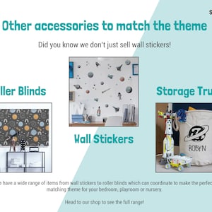 Hand Drawn Space Window Stickers, Space Window Decals, Space Themed ...