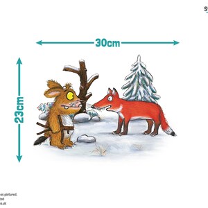 Gruffalo's Child and Fox Window Sticker, Gruffalo's Child Window ...