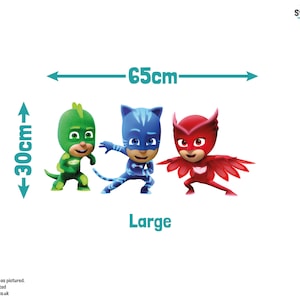 PJ Masks Team Wall Sticker, PJ Masks Wall Sticker, PJ Masks Wall Decal ...