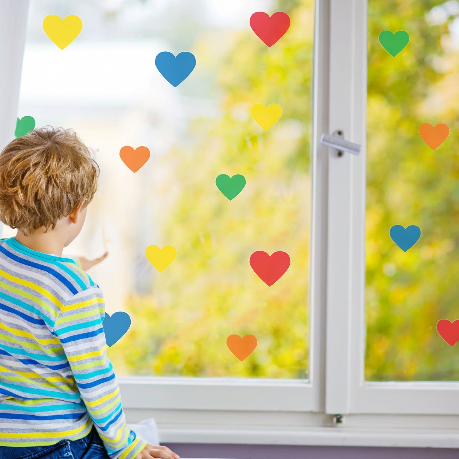 Heart Window Decals