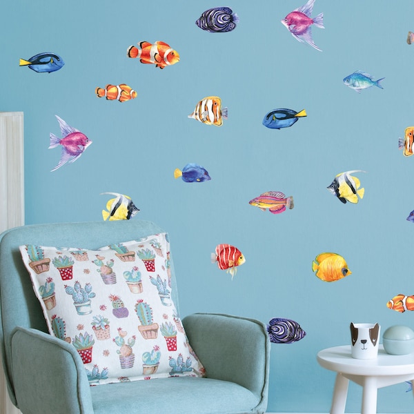 Fish Wall Decal - Etsy