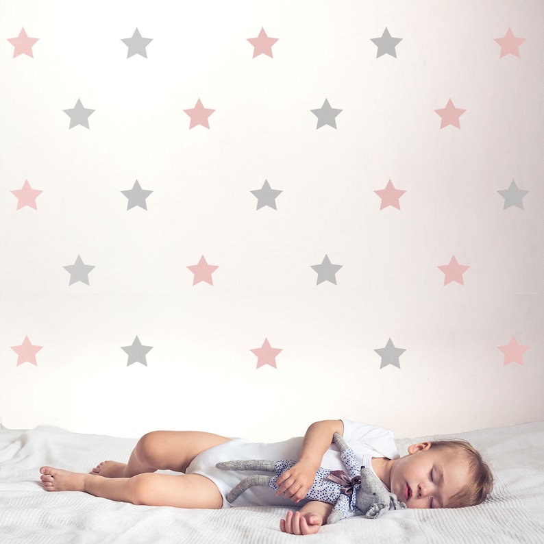 Star wall stickers Star wall decal Star pattern wall | Etsy