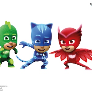 PJ Masks Team Wall Sticker, PJ Masks Wall Sticker, PJ Masks Wall Decal ...