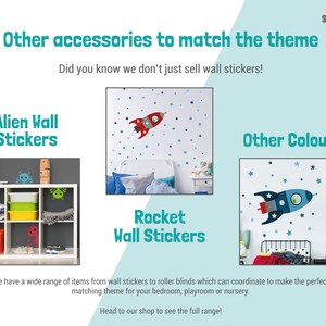 Red Blast off Rocket Wall Sticker, Red Rocket Wall Sticker, Rocket Wall ...