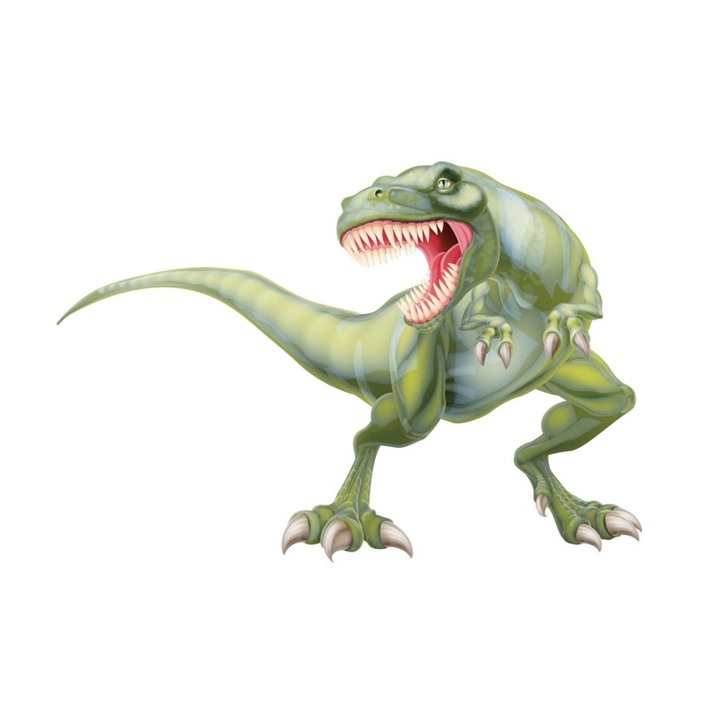 Fierce T-rex Wall Sticker T-rex Wall Decal - Etsy