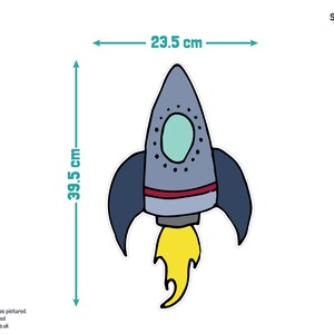 Hand Drawn Space Window Stickers, Space Window Decals, Space Themed ...