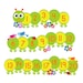 Caterpillar Number Line Wall Sticker, Number Line Wall Decal - Etsy