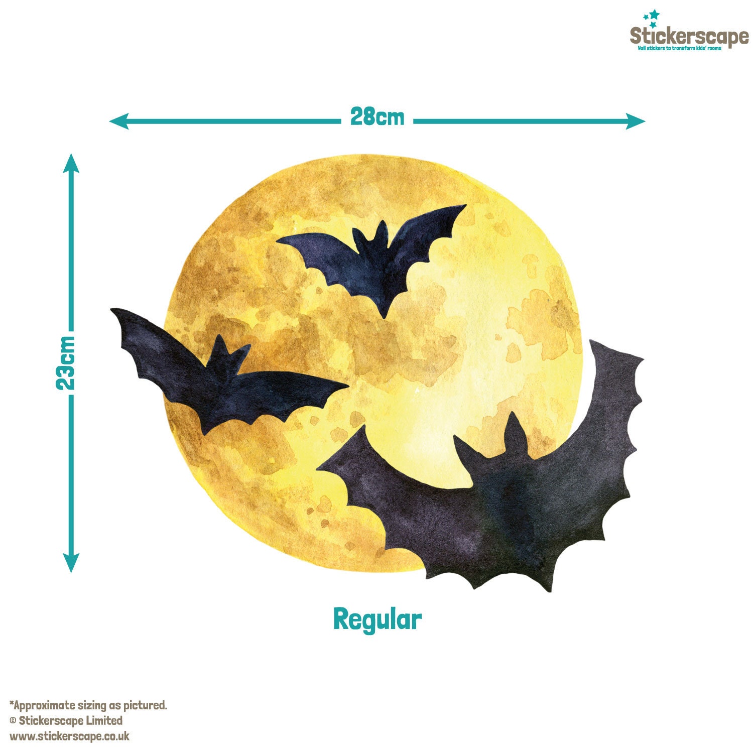 Halloween Bat and Moon Window Sticker Pack Halloween Window - Etsy UK