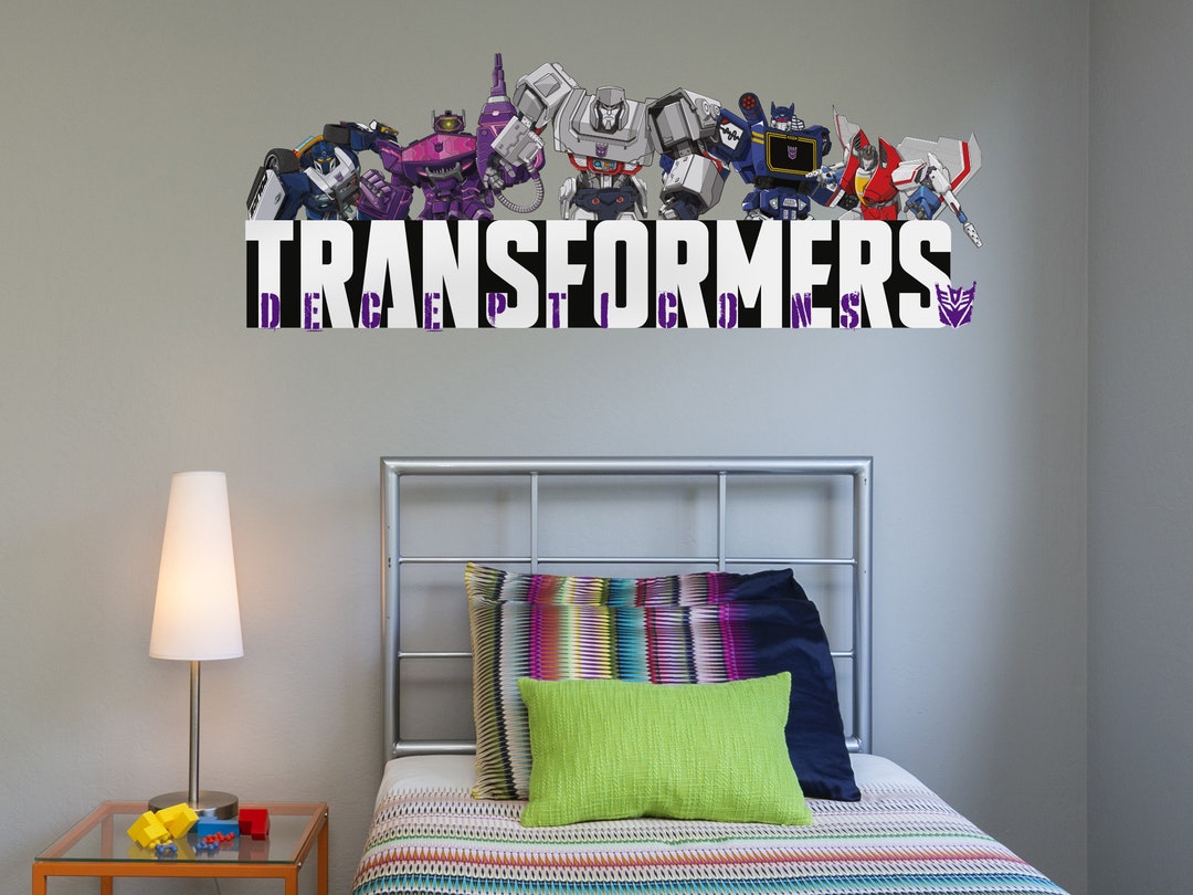 Transformers Decepticon Group Wall Sticker, Transformers Wall Sticker ...