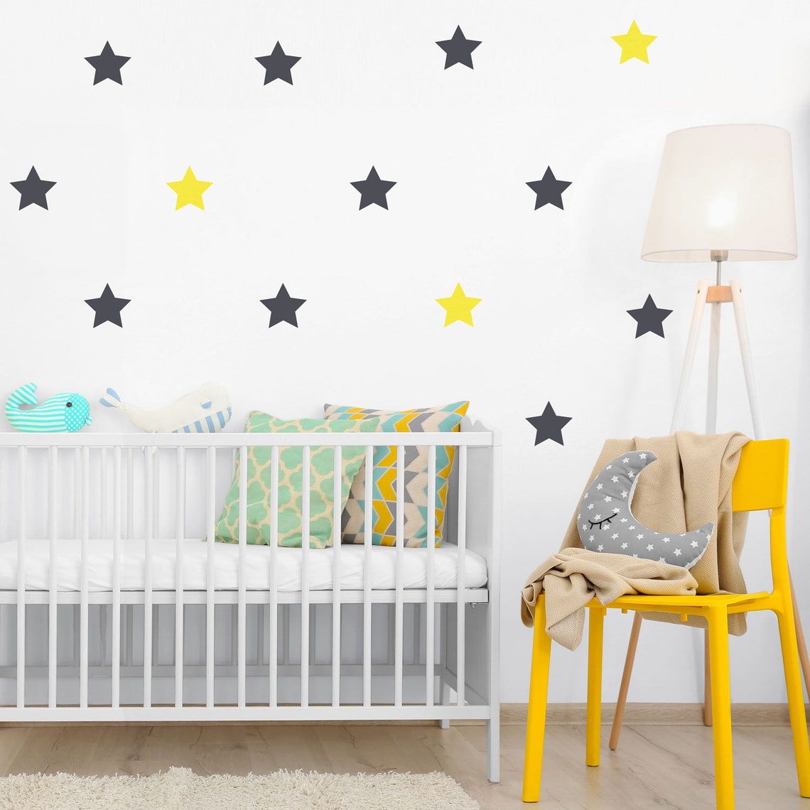 Star wall stickers Star wall decal Star pattern wall | Etsy