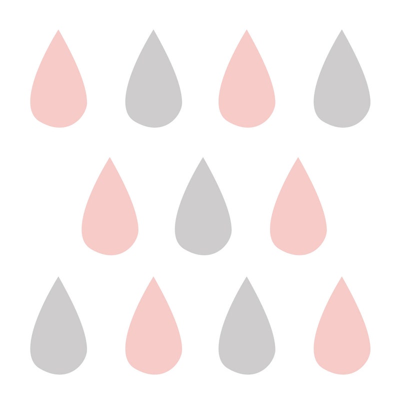 Raindrop Wall Stickers, Raindrop Wall Decals - Etsy