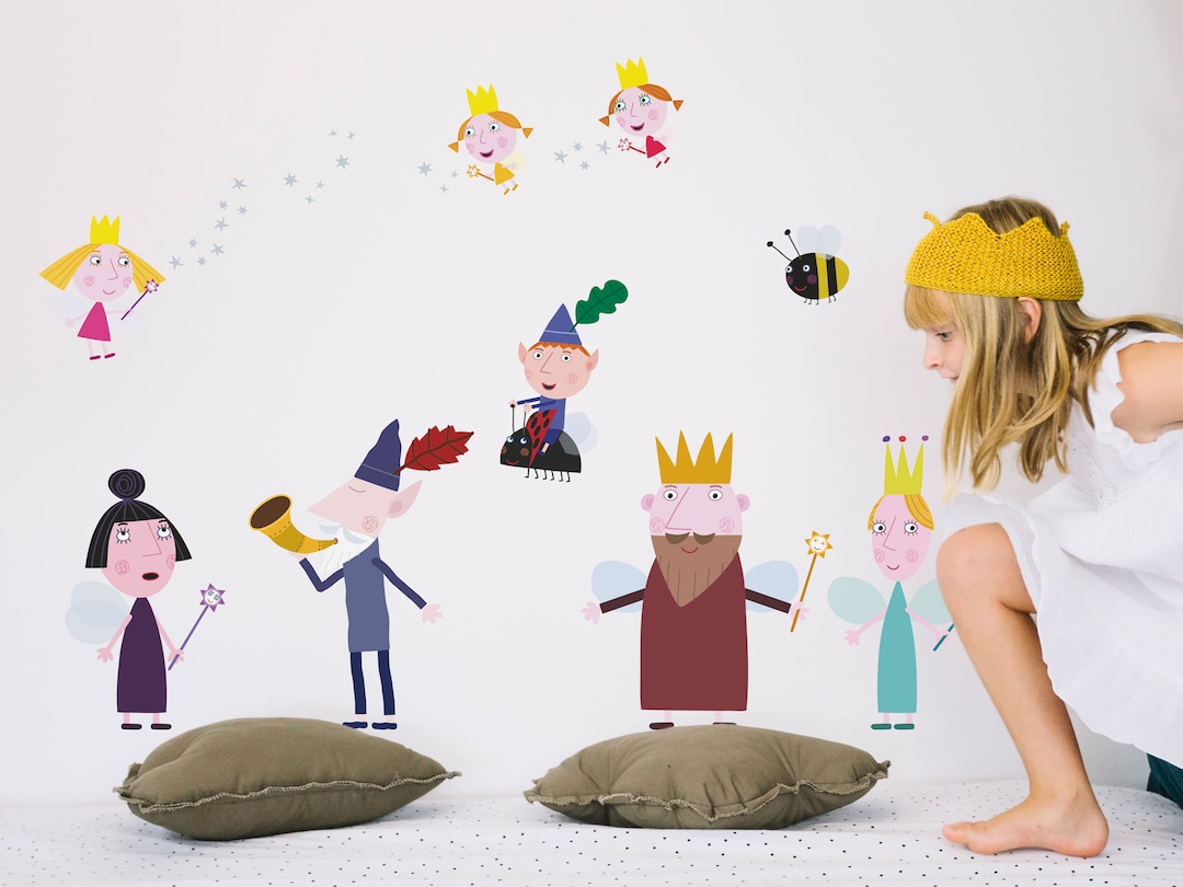 Ben & Holly's Little Kingdom Wall Sticker Pack, Ben and Holly Wall ...