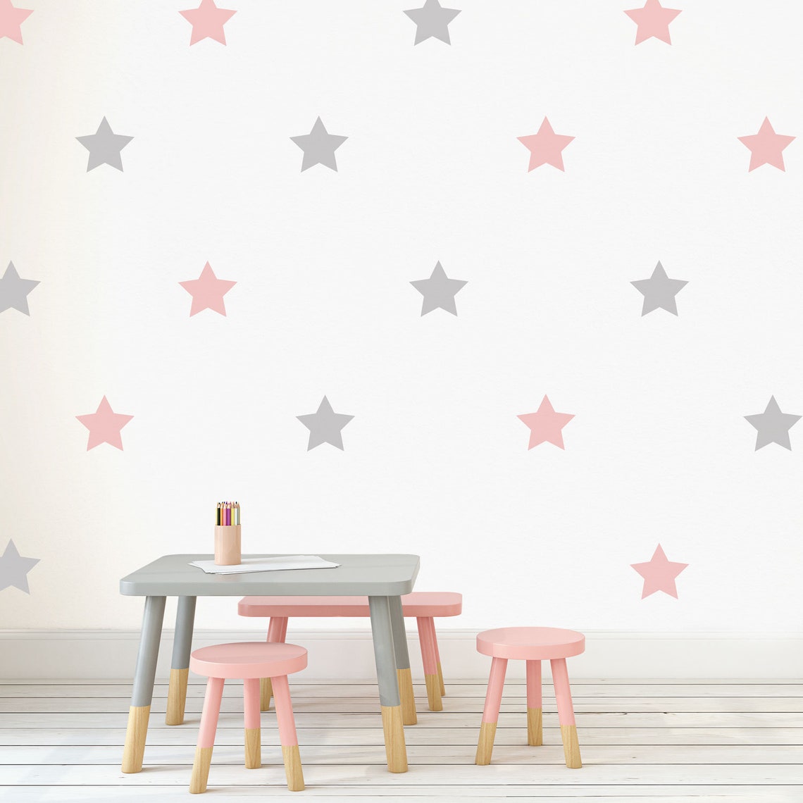 Star wall stickers Star wall decal Star pattern wall | Etsy