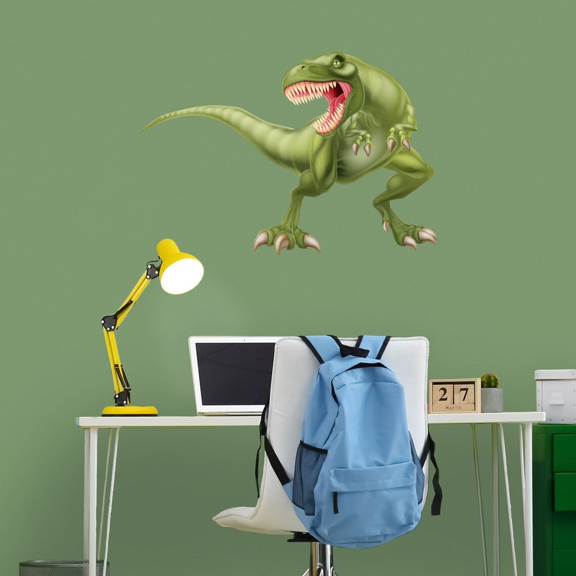 Fierce T-rex Wall Sticker T-rex Wall Decal - Etsy