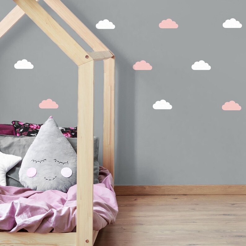 Cloud Wall Stickers Cloud Wall Decal Kids Room Decor Cloud | Etsy