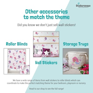 Mermaids and Bubbles Roller Blind – Pink Mermaid Nursery Window Blind ...
