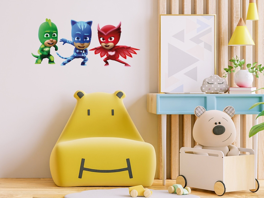 PJ Masks Team Wall Sticker, PJ Masks Wall Sticker, PJ Masks Wall Decal ...
