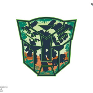 Rise of the Beasts Autobot Logo Wall Sticker, Transformers Wall Sticker ...