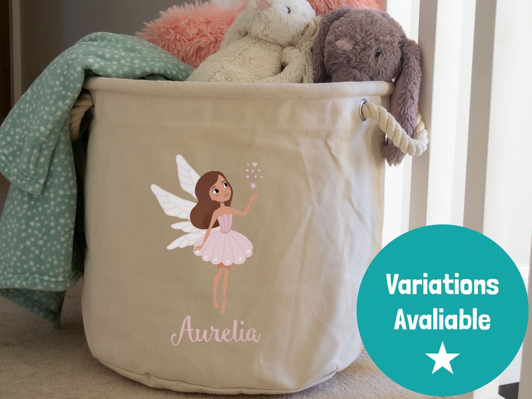 Personalised Fairy Storage Trug, Personalised Storage Basket, Fairy ...