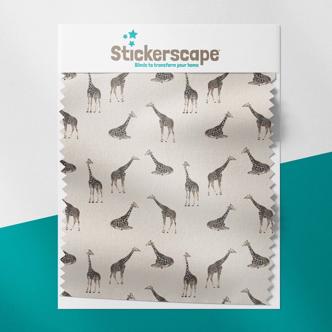 Swatch for Safari Animals Themed Roller Blinds - Etsy UK