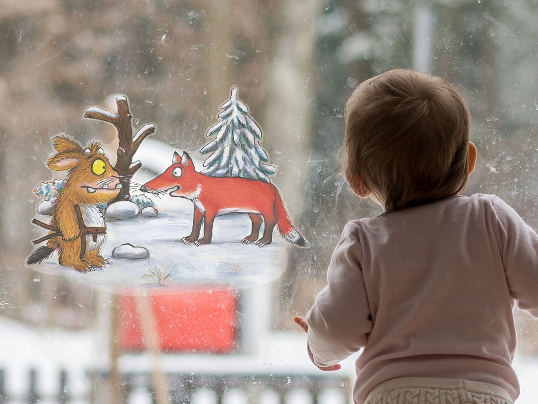 Gruffalo's Child and Fox Window Sticker, Gruffalo's Child Window ...