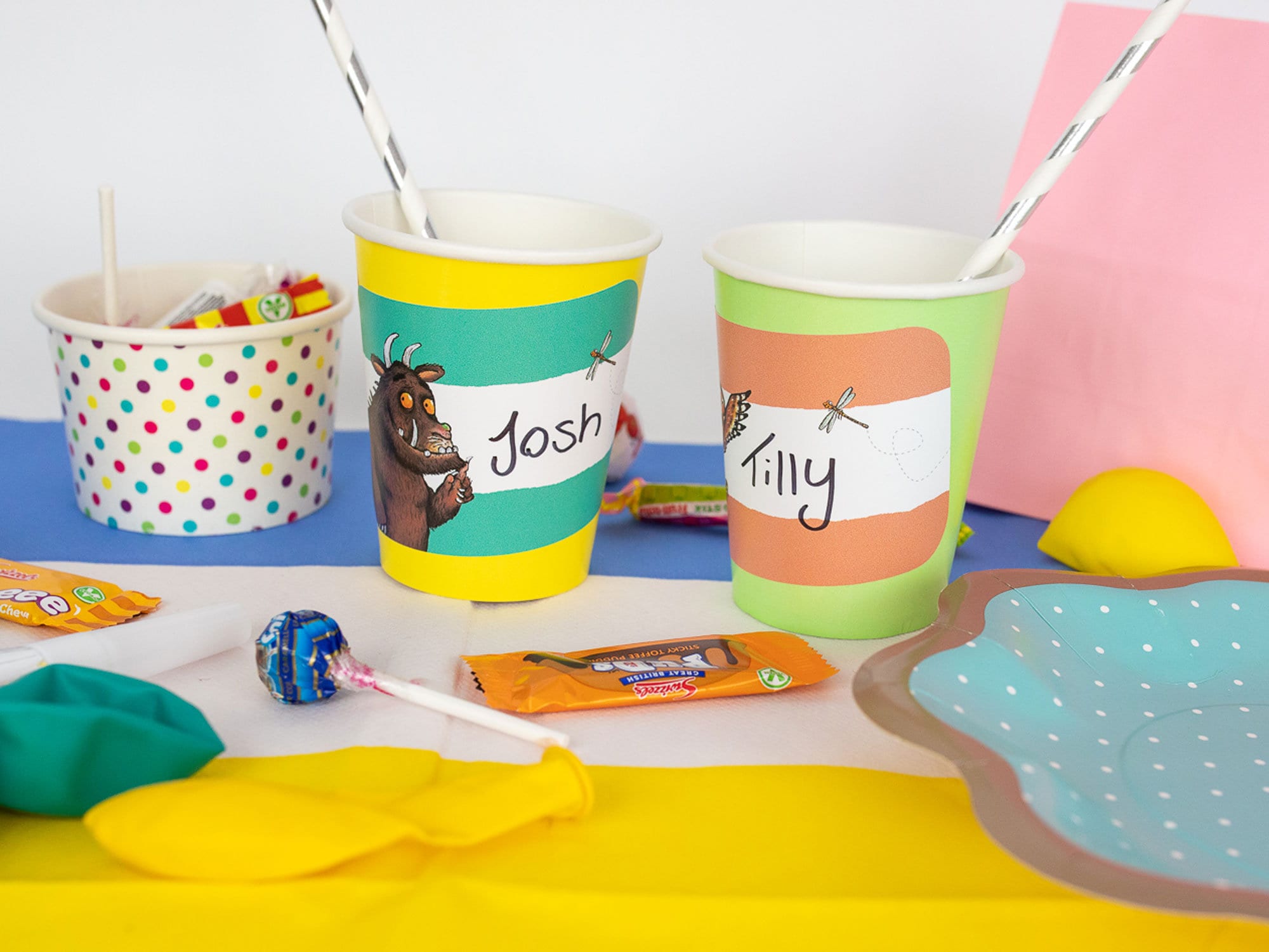 Gruffalo Birthday Party Label Pack, Gruffalo Party Labels, Gruffalo Cup ...