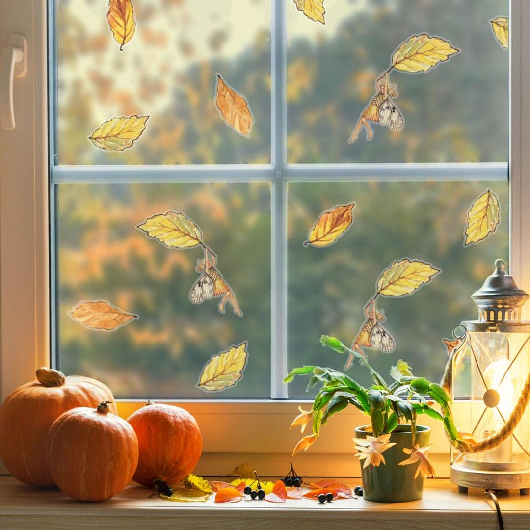 The Silver Birch Fairy Window Sticker Flower Fairies Window Stickers ...